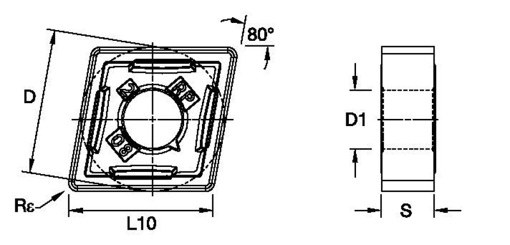 ISO/ANSI Turning Inserts : 3760273 : KCM35 : N/A : 0.03125 : Jan-32 ...